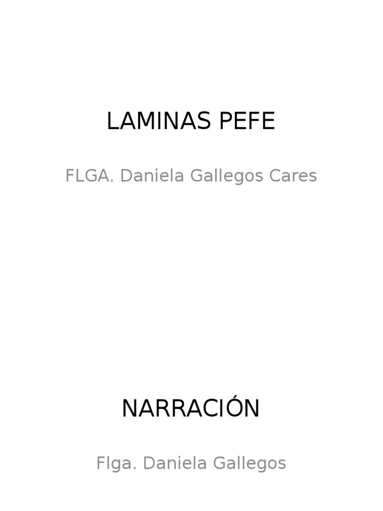 Laminas Pefe | PDF