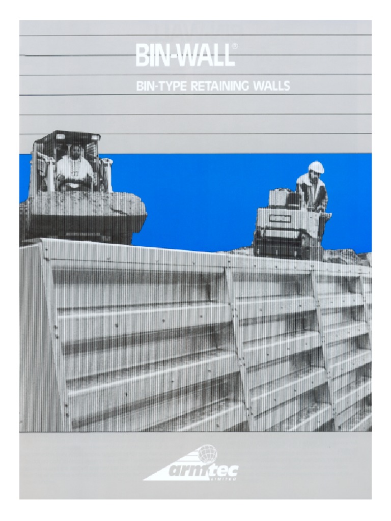 Binwall RetainingWalls | PDF | Wall | Concrete