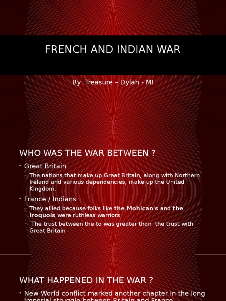 Overview of the French and Indian War | PDF