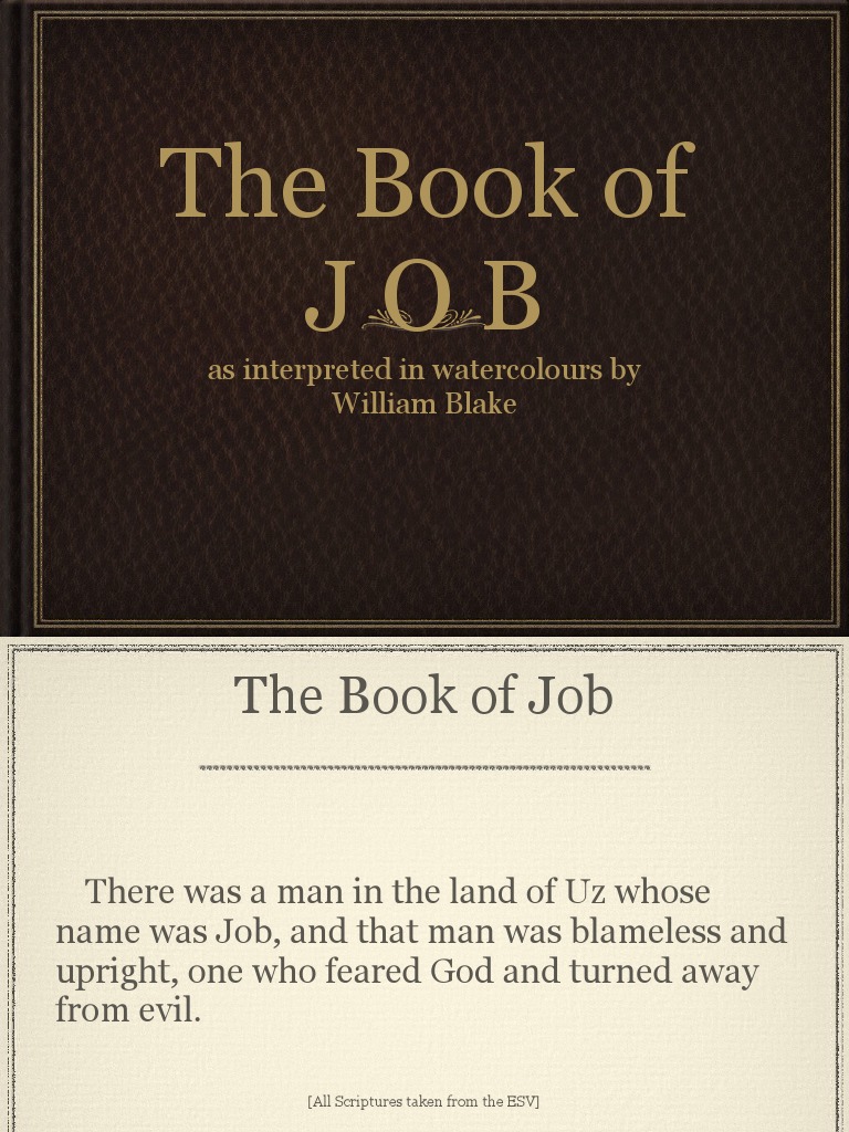 The Book of Job Illustrated by William Blake | PDF | Book Of Job | Satan