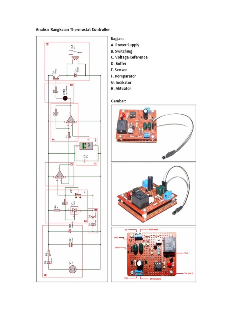 Rangkaian Kontrol Suhu Digital | PDF | Sains & Matematika | Teknologi ...