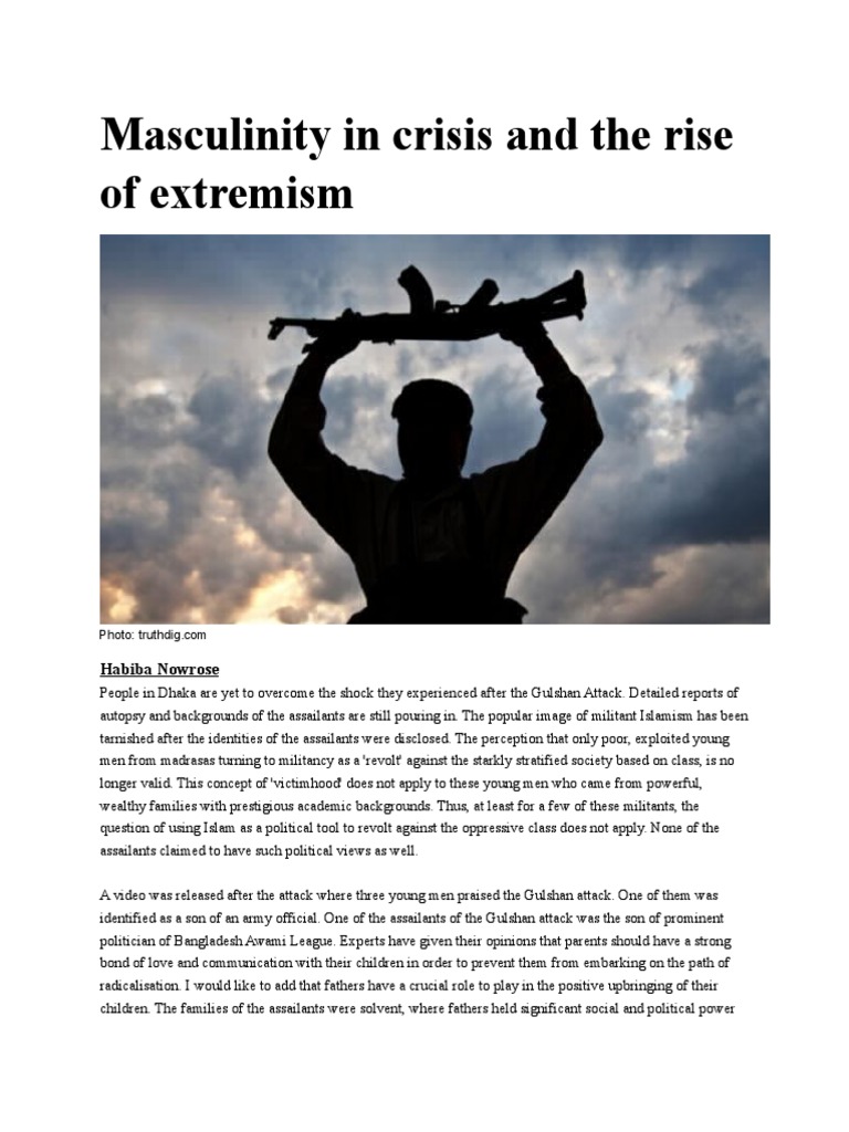 Masculinity in Crisis and The Rise of Extremism | PDF | Masculinity ...