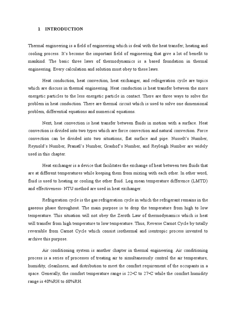 Assignment Thermal UiTM | PDF | Air Conditioning | Heat