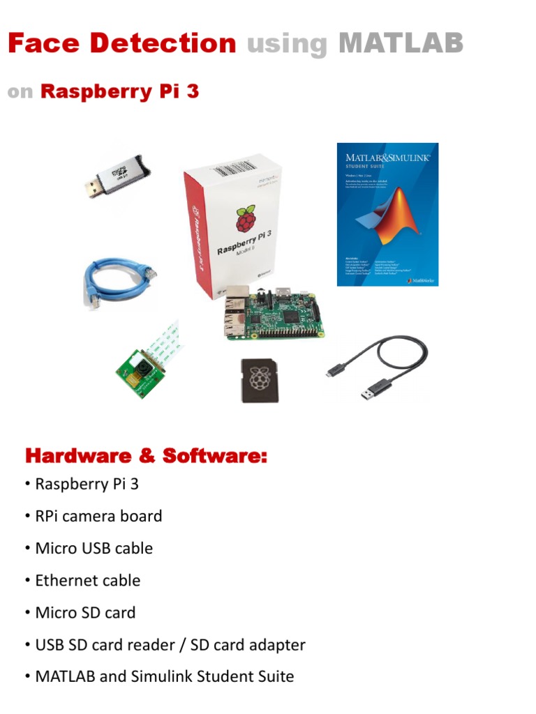 Face Detection Using MATLAB and RPi | PDF | Matlab | Raspberry Pi
