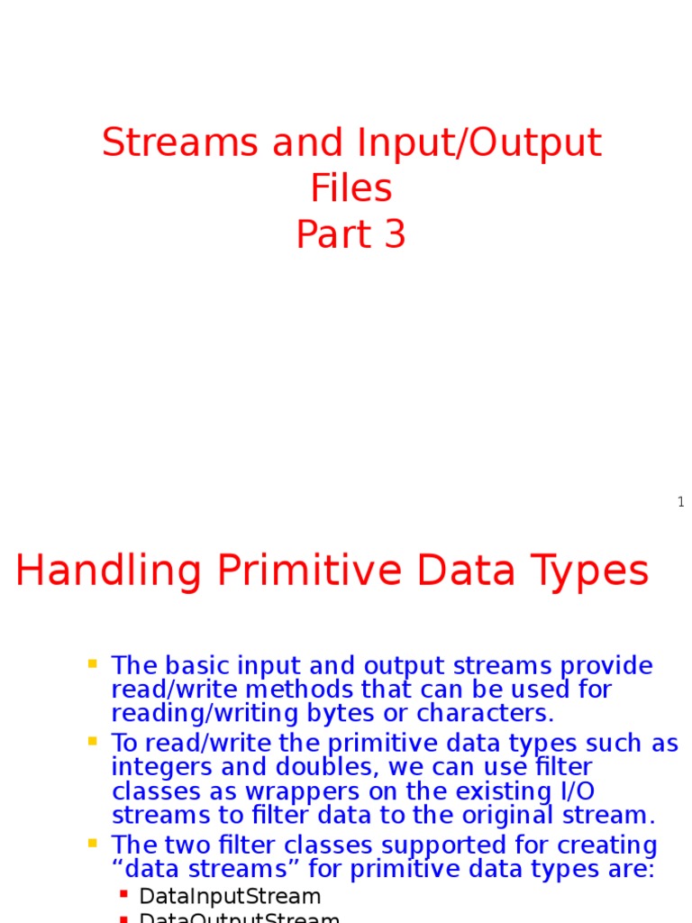Streams and Input/Output Files | PDF | Input/Output | File Format