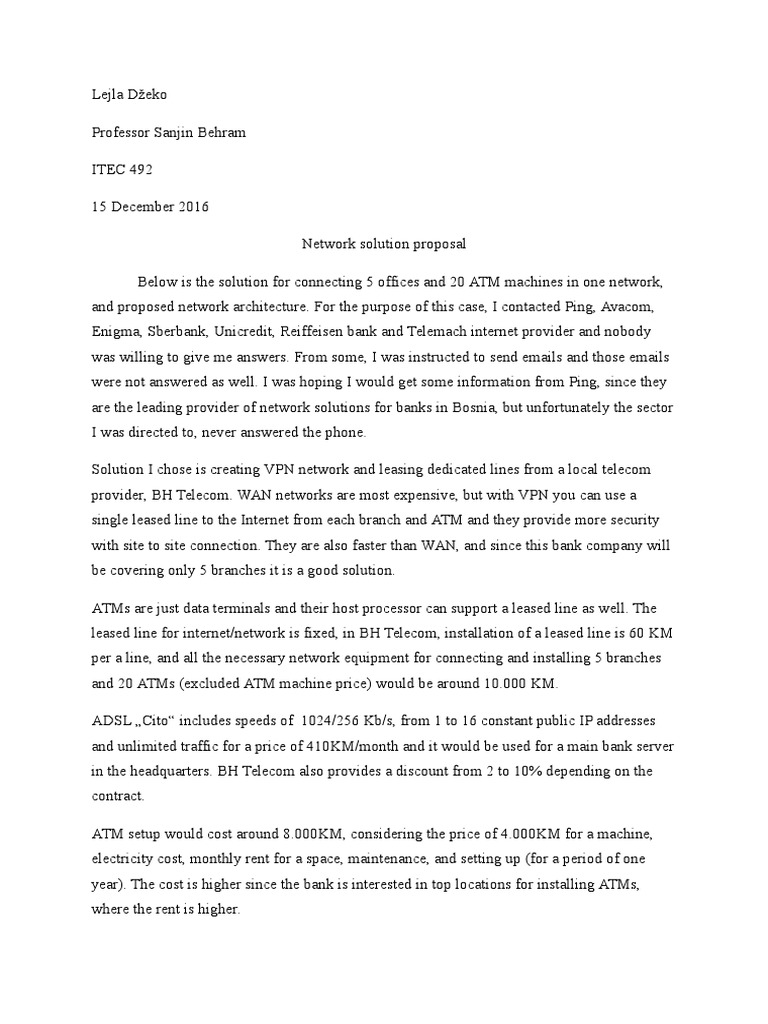 Bank Architecture Case Study | PDF | Automated Teller Machine ...