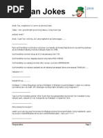 Tagalog Jokes Questions and Answers | PDF