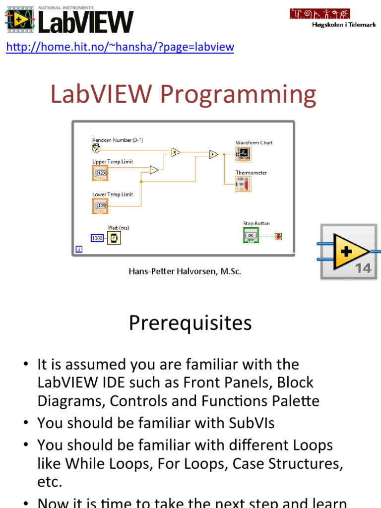 LabVIEW Programming - Overview PDF | PDF | Array Data Structure | Variable (Computer Science)