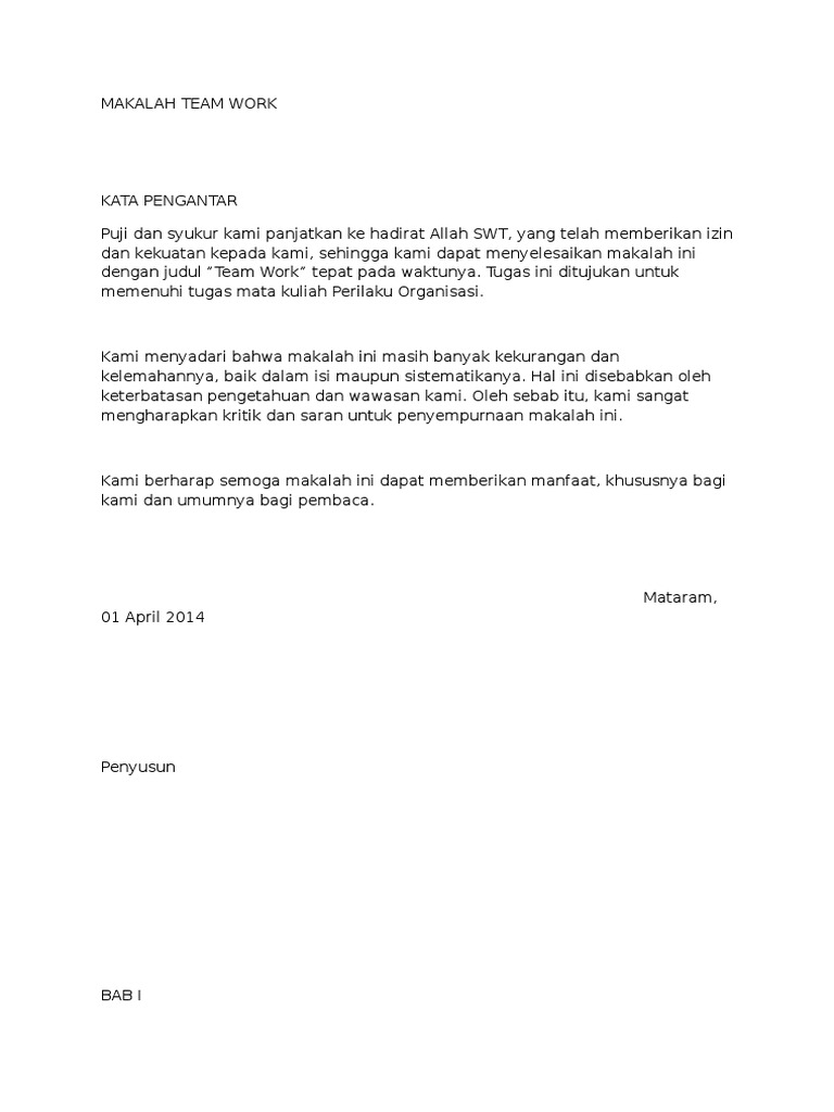 Manfaat Teamwork dalam Organisasi | PDF | Karier & Perkembangan