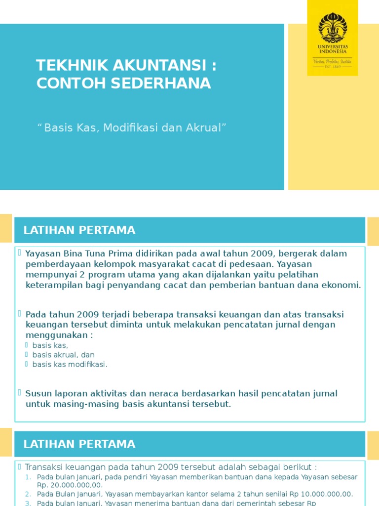 11 - Contoh Pencatatan - Tekhnik Akuntansi | PDF