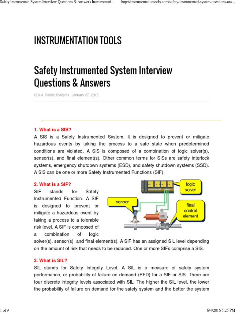 SIS and SIF: Key Concepts Explained | PDF | Safety | Prevention
