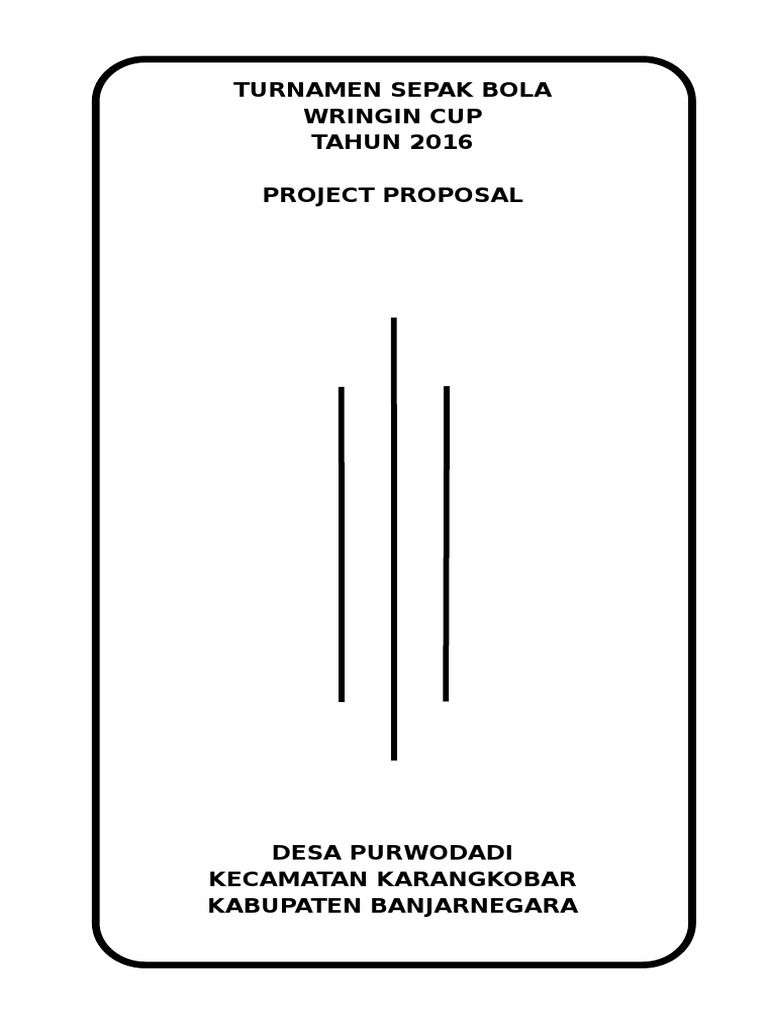 Proposal Turnamen Sepak Bola | PDF