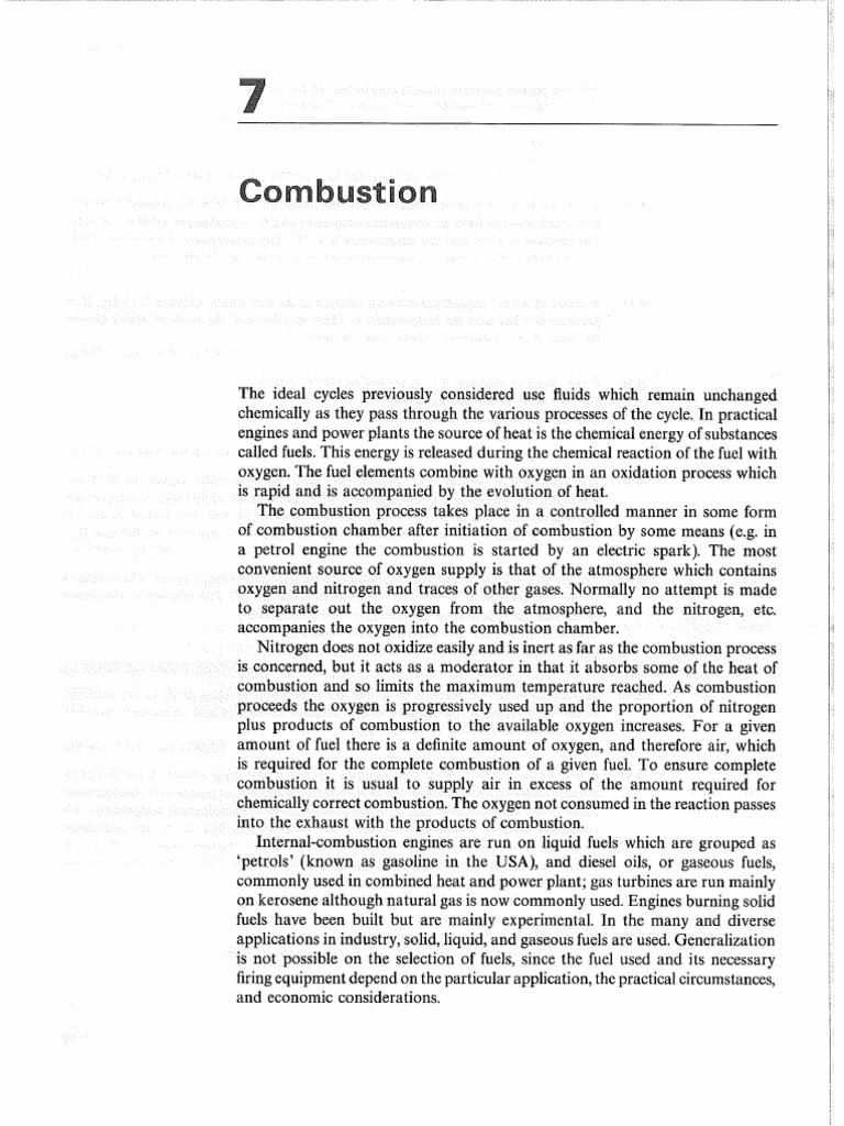 Chapter 3 - Combustion | PDF