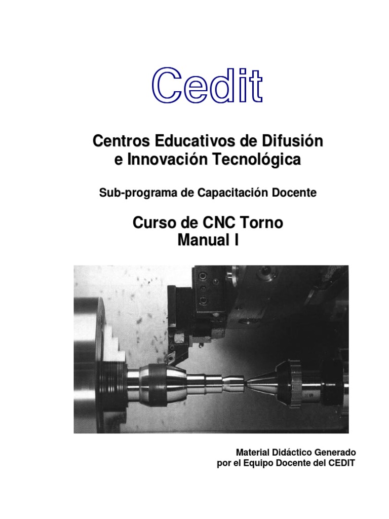 Manual Torno CNC Muy Completo PDF | PDF | Control numerico ...