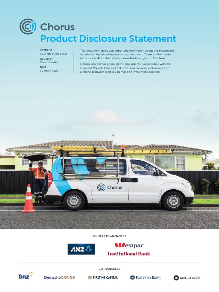 Product Disclosure Statement 30 March 2016 | PDF | Credit Rating ...