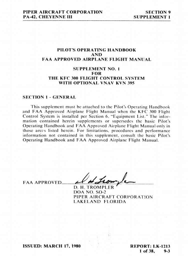 KFC 300 Flight Control System | PDF