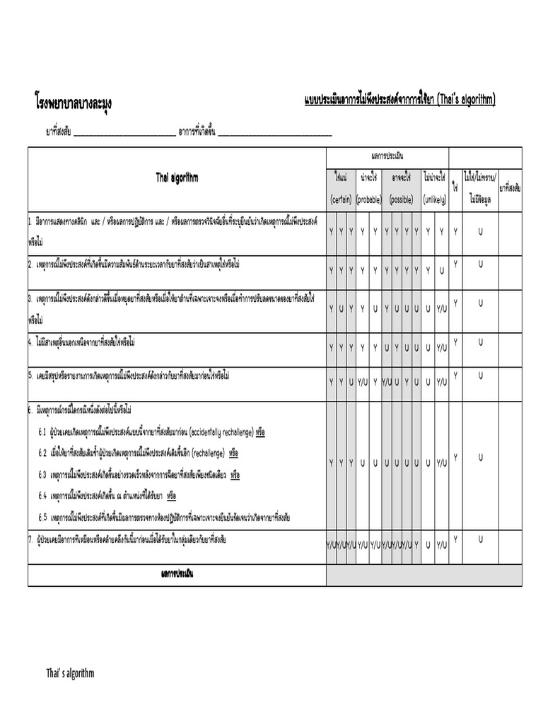 Thai Algorithm | PDF