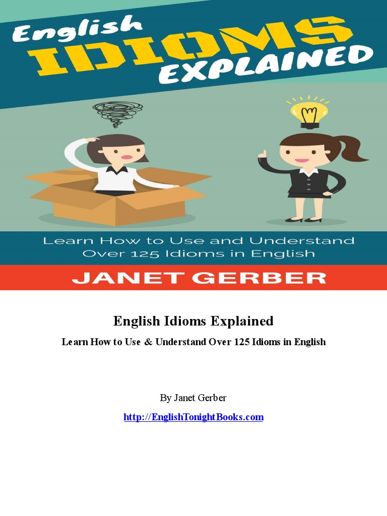 English Idioms Explained PDF | PDF