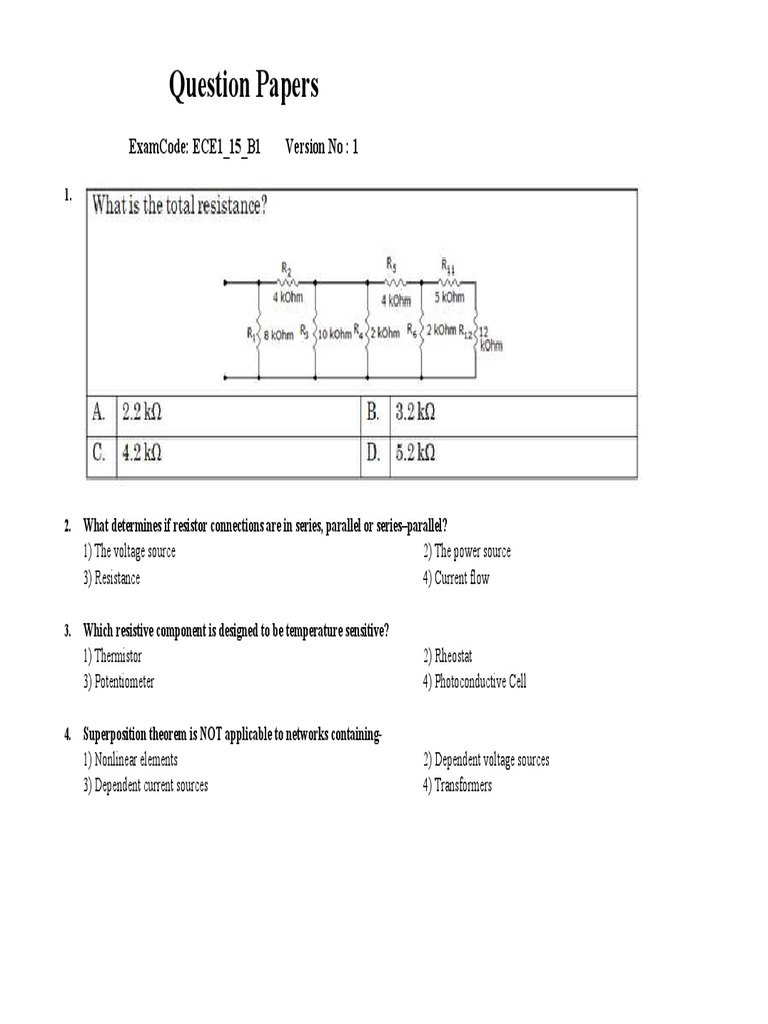 NPCIL Sample Question Paper | PDF | Modulation | Electronics