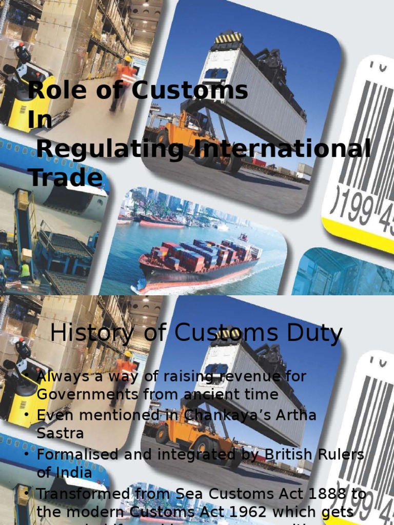 9 Role of Customs in Regulating International Trade | PDF | Customs ...