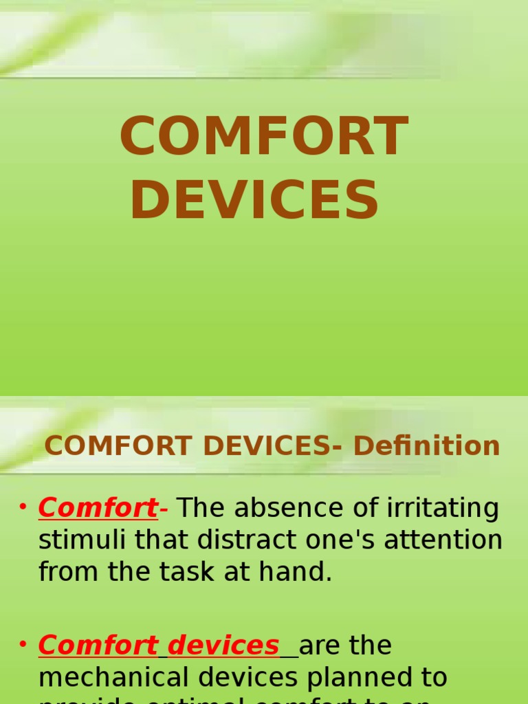 Comfort Devices | PDF | Bed | Pillow