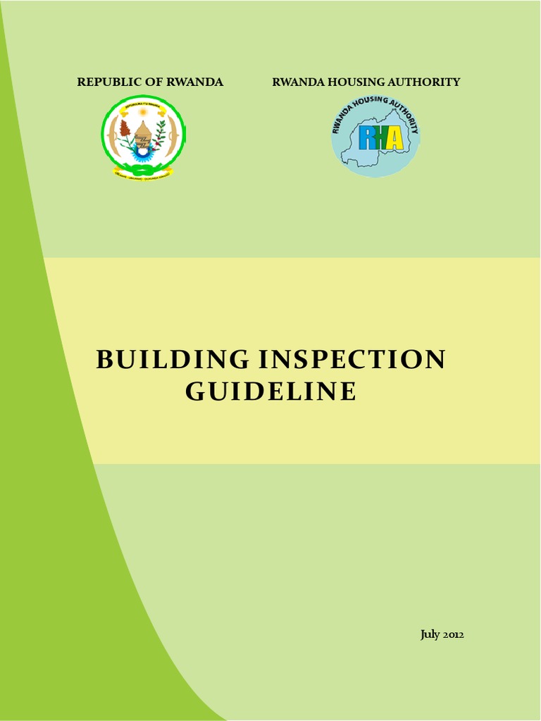 Guidelines for Building Inspection in Rwanda: Establishing Standards ...
