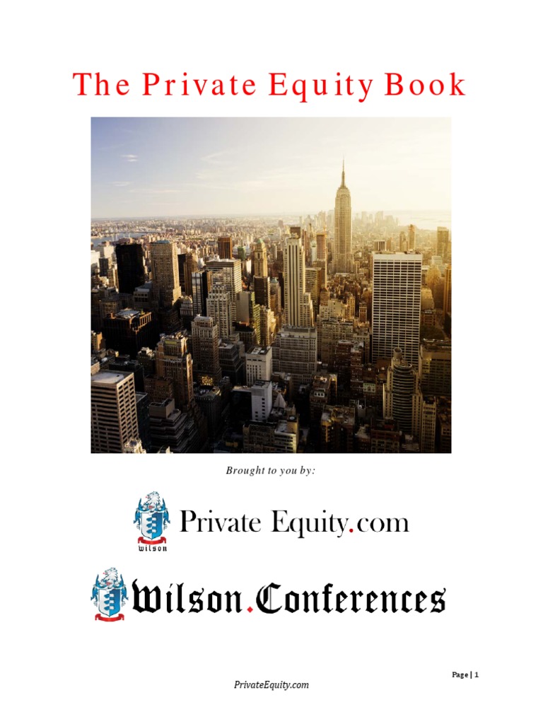 Private Equity Book | PDF | Private Equity | Carried Interest