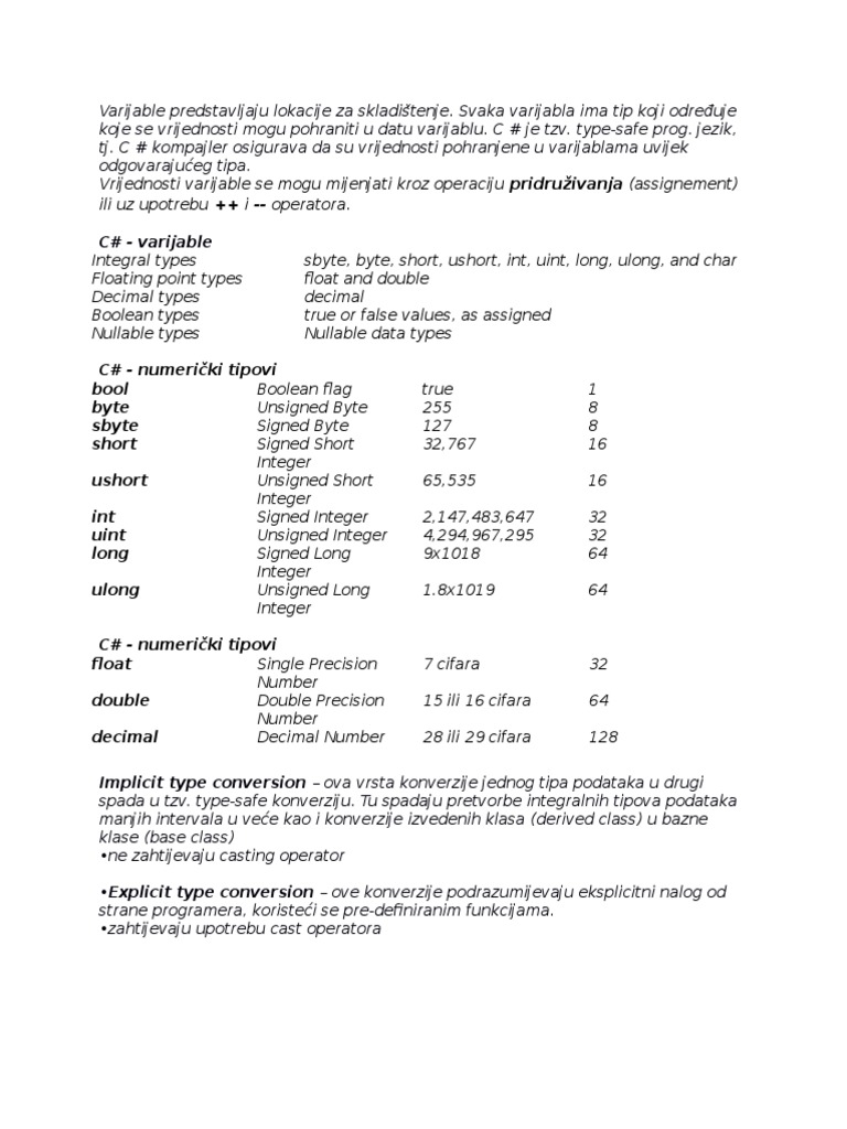 Programiranje Teorija | PDF | Computers
