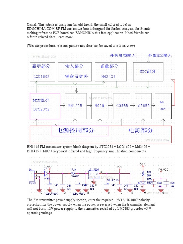 BH1415F | PDF | Microphone | Amplifier