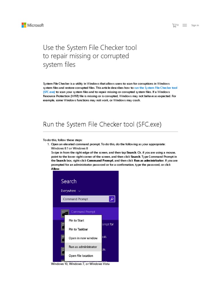 System Repair Process | PDF | Windows 7 | Command Line Interface