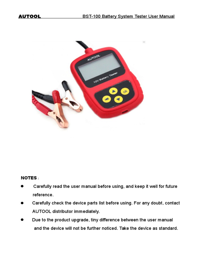 Bst100 User Manual | PDF | Battery (Electricity) | Electric Generator