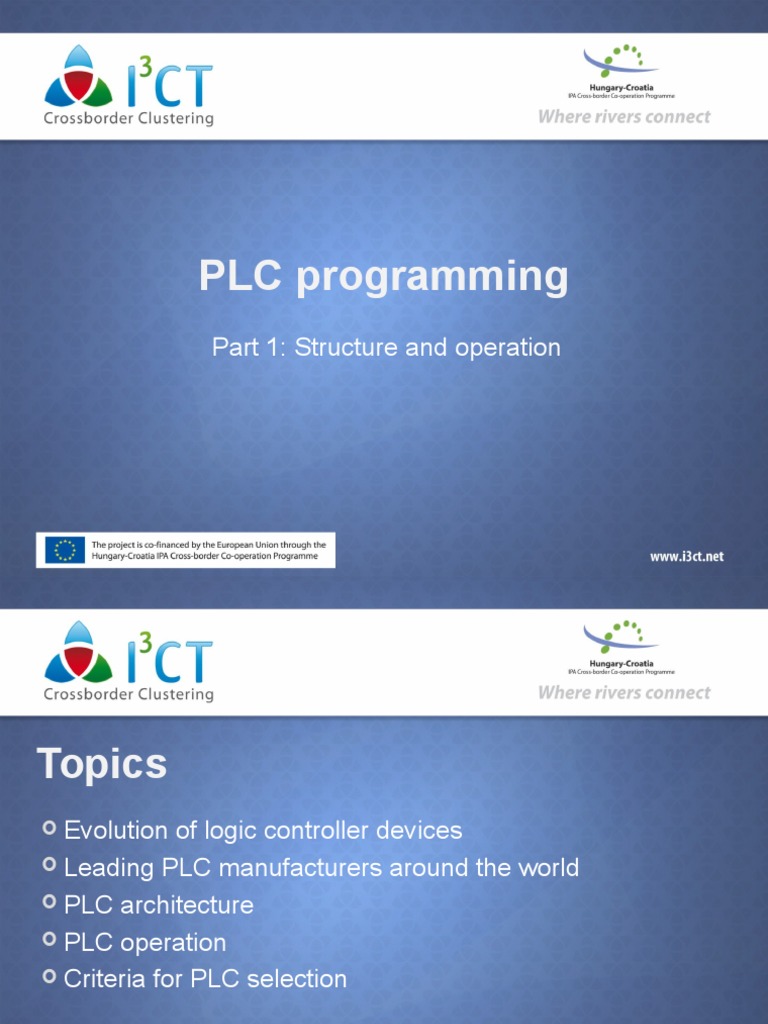 PLC Programming: Part 1: Structure and Operation | Download Free PDF | Computer Data Storage ...
