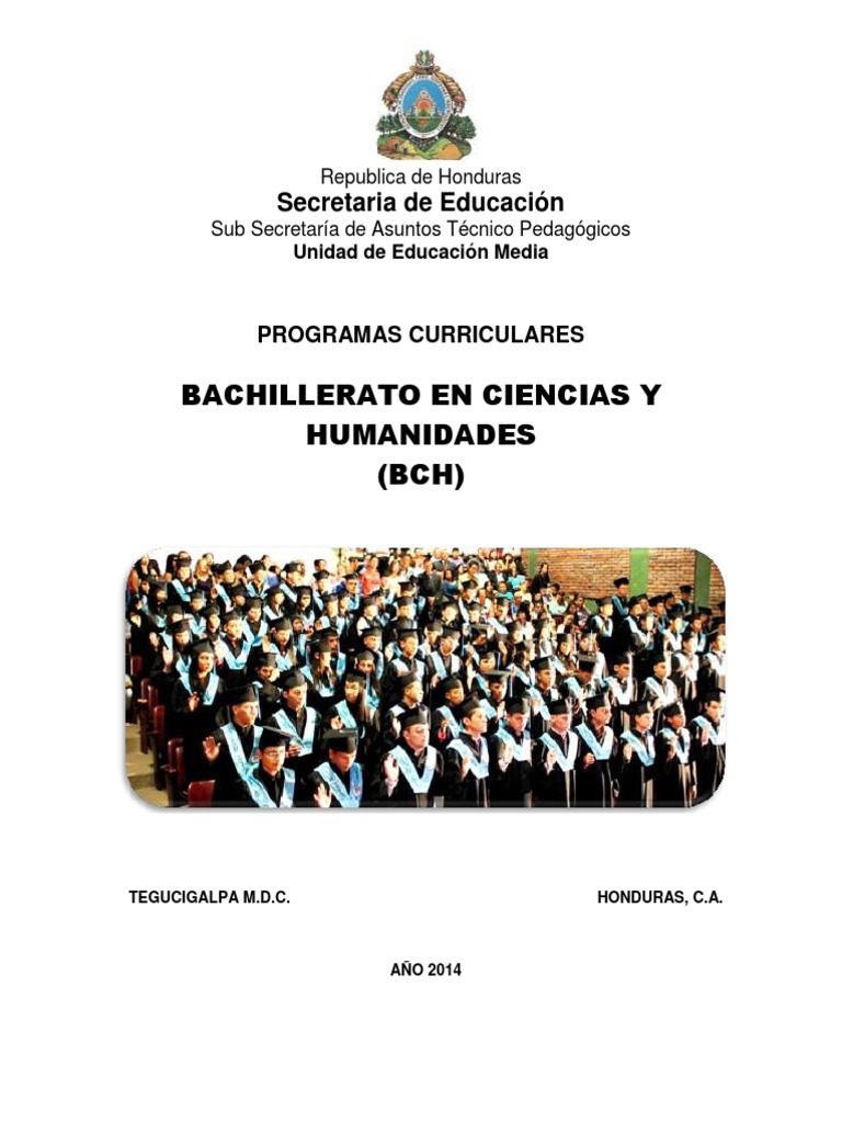 Programas Curriculares, Decimo Grado Honduras | PDF | Educación ...
