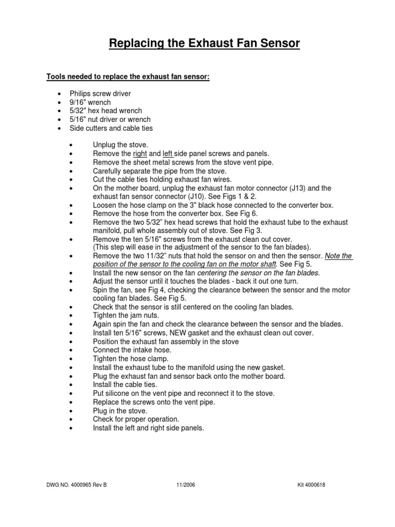Replacing The Exhaust Fan Sensor 115 | PDF | Electrical Connector | Screw