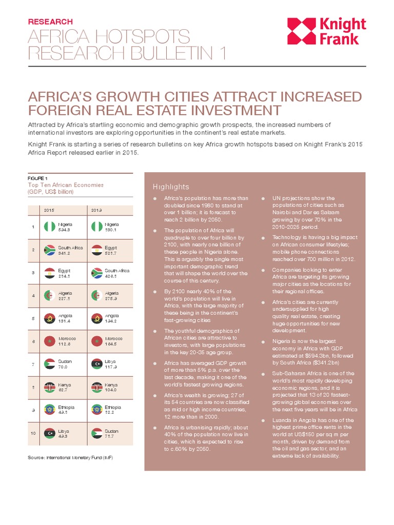 Africa Hotspots Bulletin 1 3448 | PDF | Africa | Sub Saharan Africa