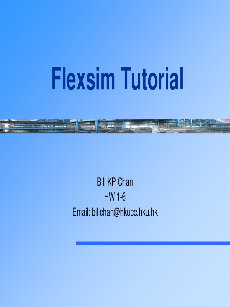 Flexsim Tutorial Pdf Control Flow Microsoft Excel