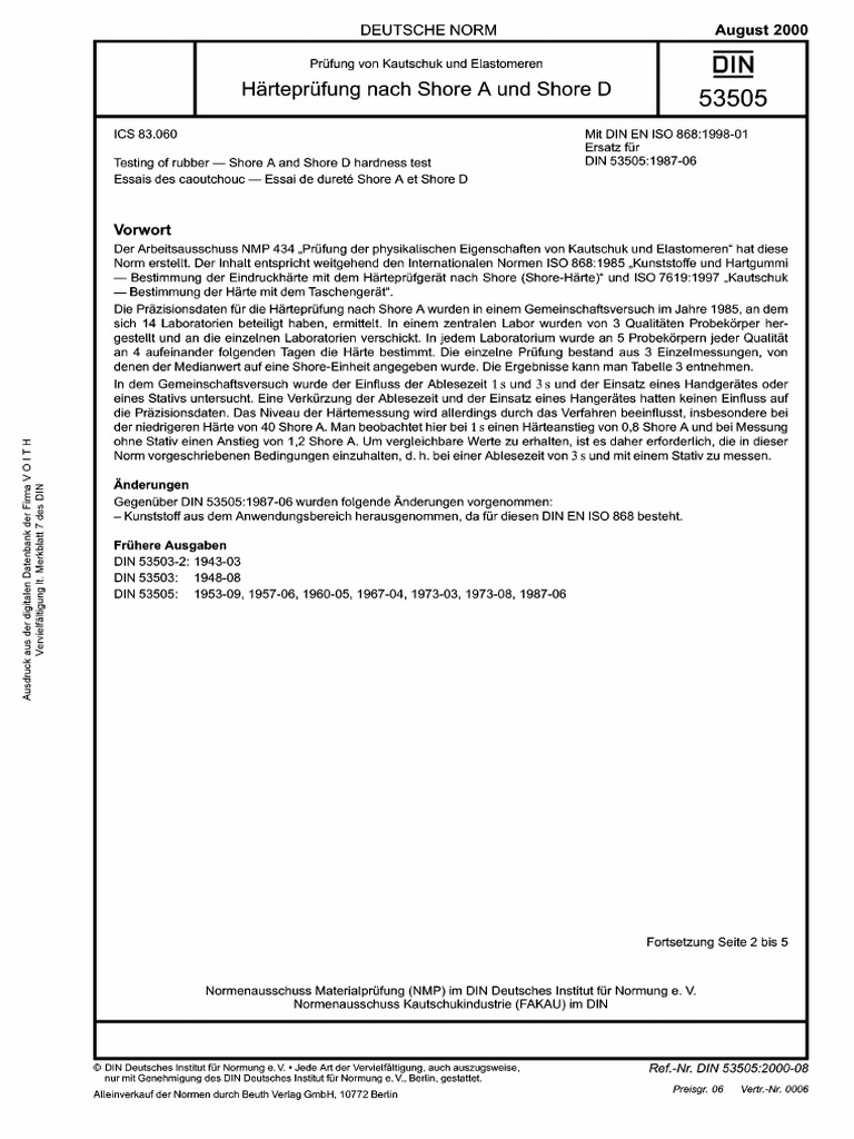 Din 53505 PDF | PDF