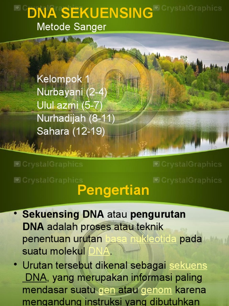 Metode Sanger dalam Sekuensing DNA | PDF
