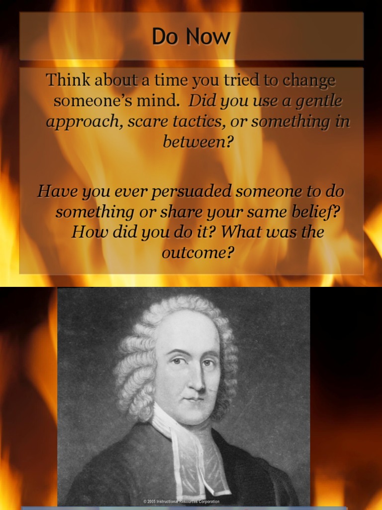 Sinners in The Hands of An Angry God PowerPoint | PDF | Jonathan ...