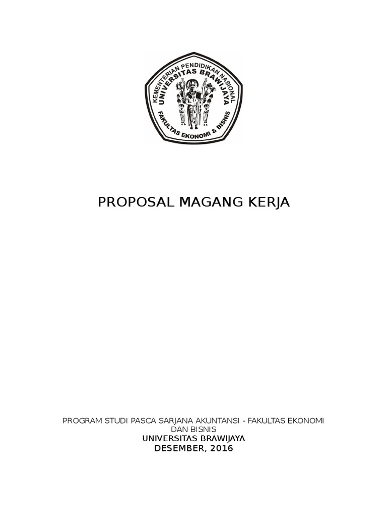 Proposal Magang | PDF