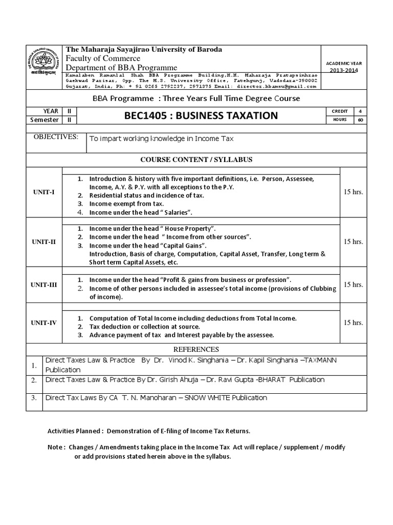 S.Y. BBA 2nd Semester Syllabus Format | PDF | Entrepreneurship | Banks