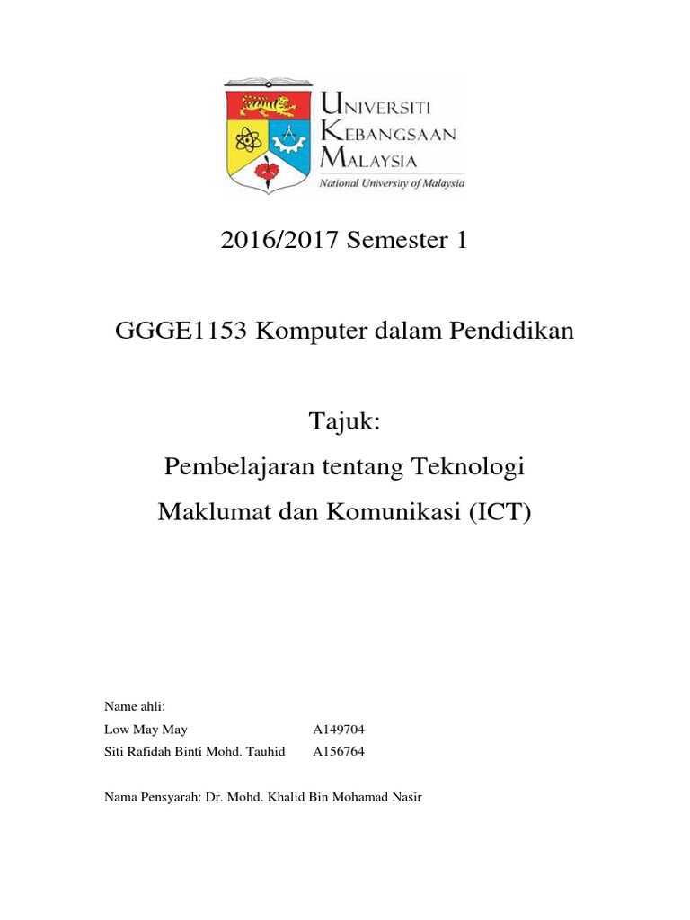 ICT dalam Pendidikan | PDF