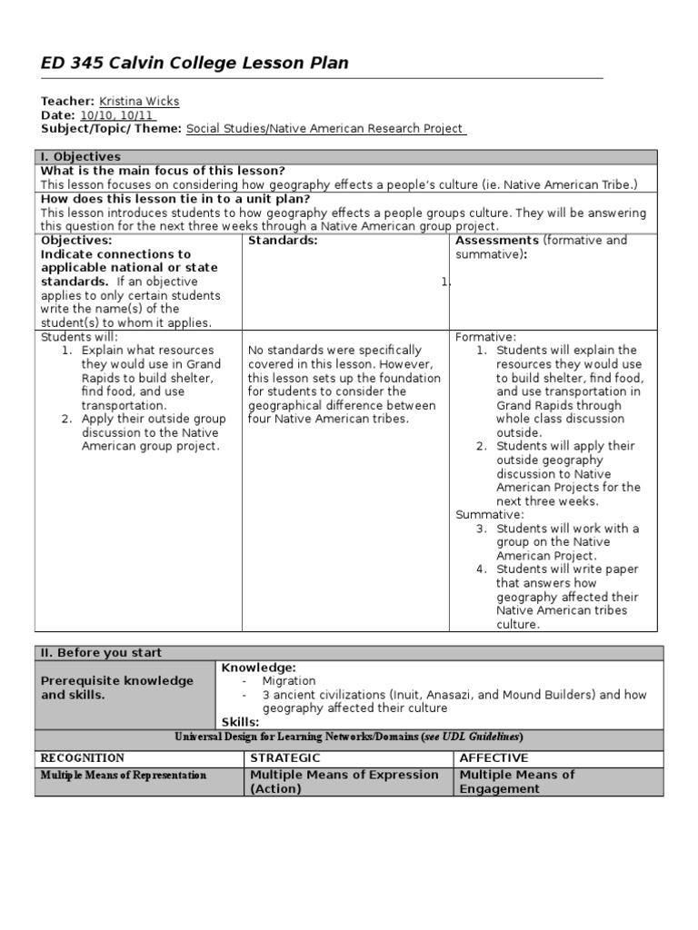 Social Studies Native American Research Project | PDF | Executive ...