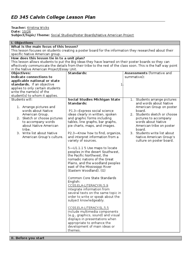 3rd Grade Native American Poster Project | PDF | Graphics | Executive ...