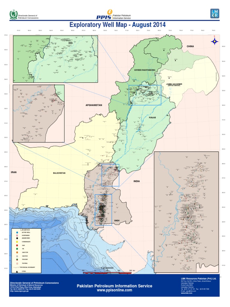 Oil and Gas Fields in Pakistan | PDF | South Asia | Pakistan