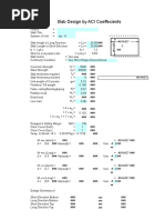 ACI Moment Coefficients-1 | PDF