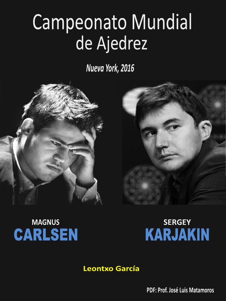 Campeonato Mundial De Ajedrez 2016 Pdf Juegos De Mesa