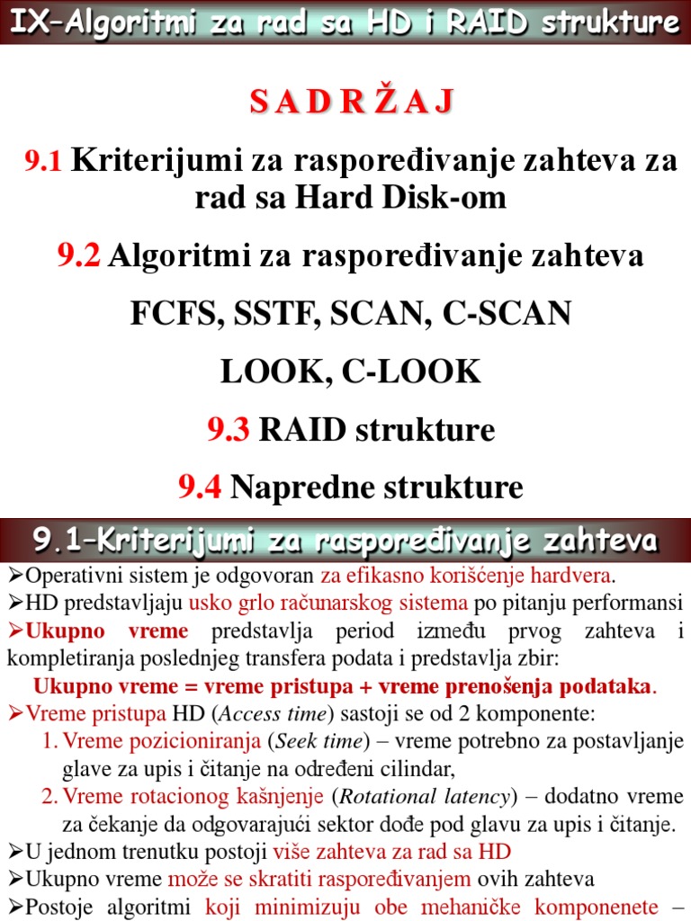 OS Predavanje 9 2015 | PDF