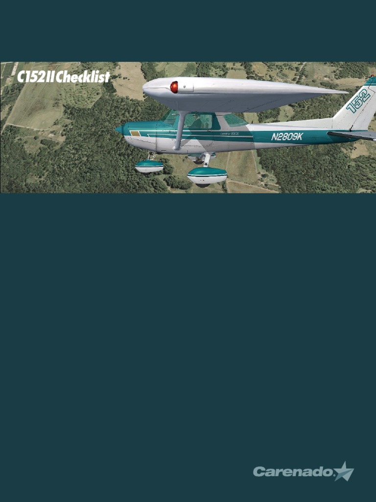 Carenado C152 Checklist | PDF