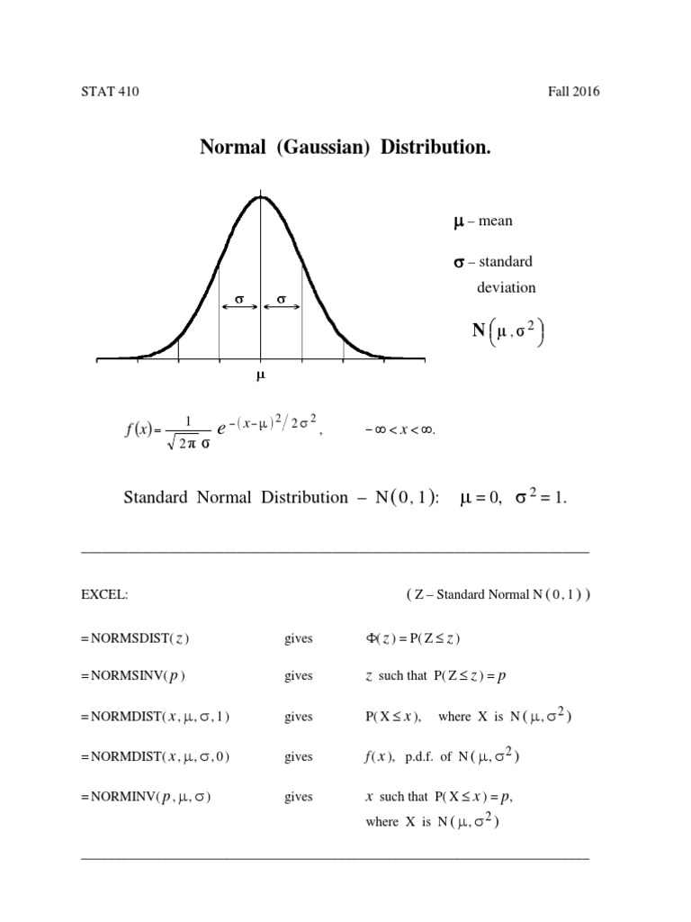 Bivariate Normal 1 With Answers PDF | Download Free PDF | Normal ...